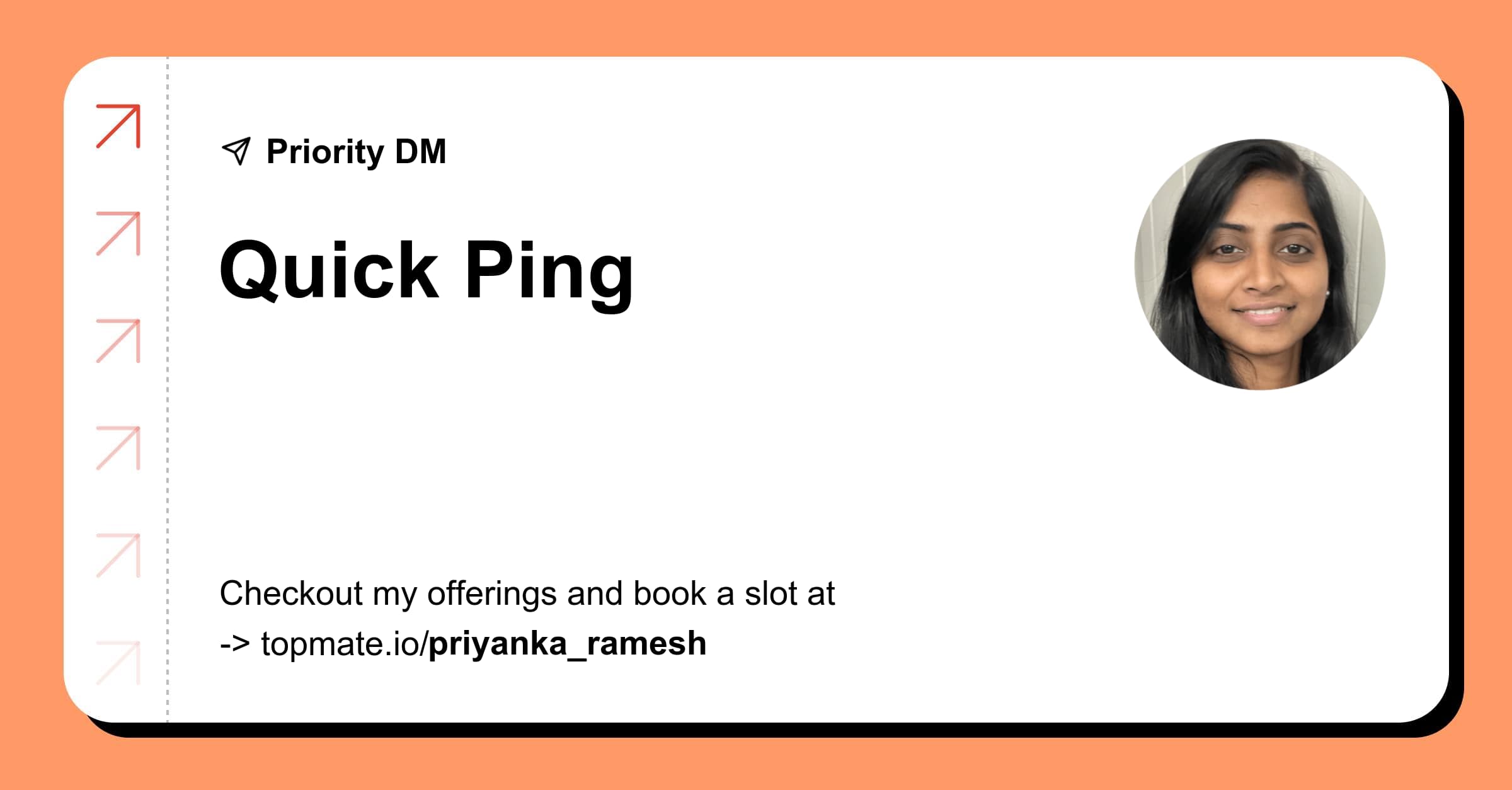 Quick Ping with Priyanka Ramesh